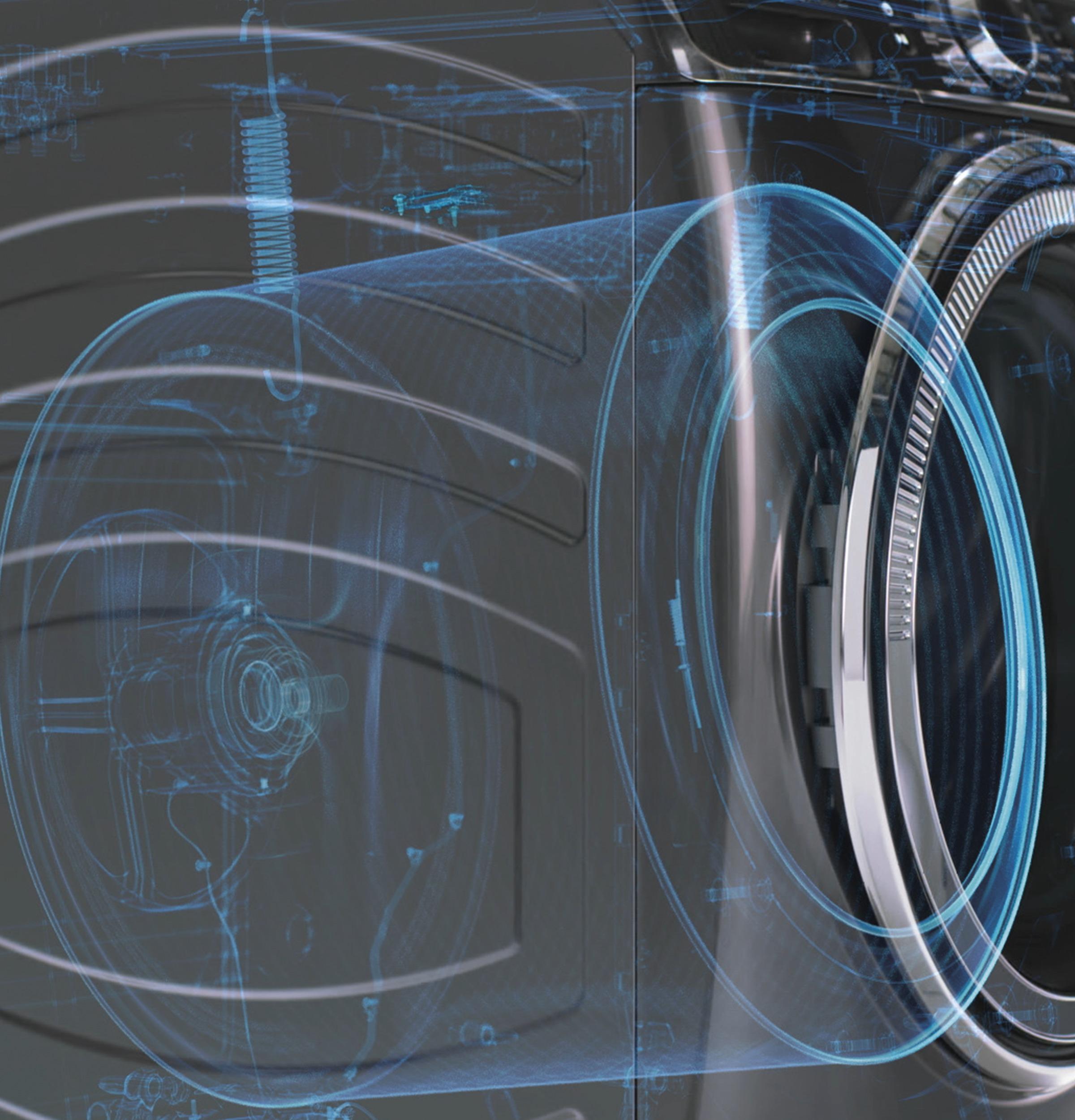 GENERAL ELECTRIC Front Load Washer with Ultrafrsh vent system ...