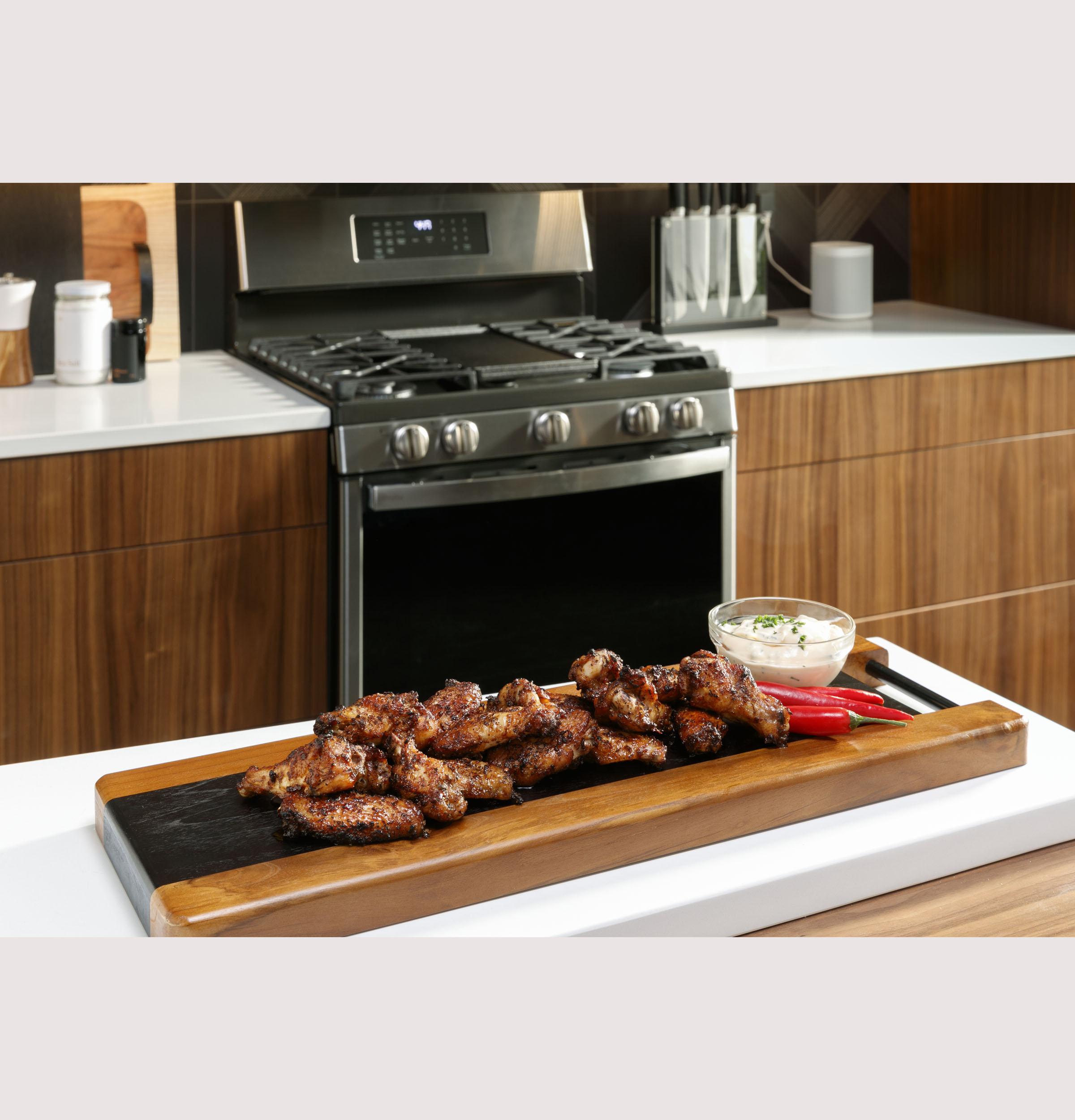 PROFILE 30" Gas Double Oven Range PGB965YPFS | ABC Warehouse