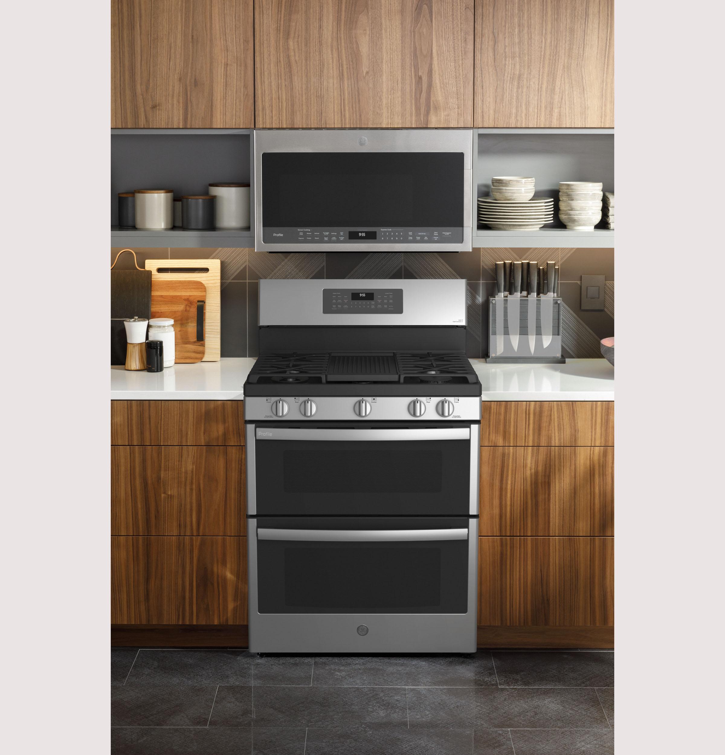 PROFILE 30" Gas Double Oven Range PGB965YPFS | ABC Warehouse