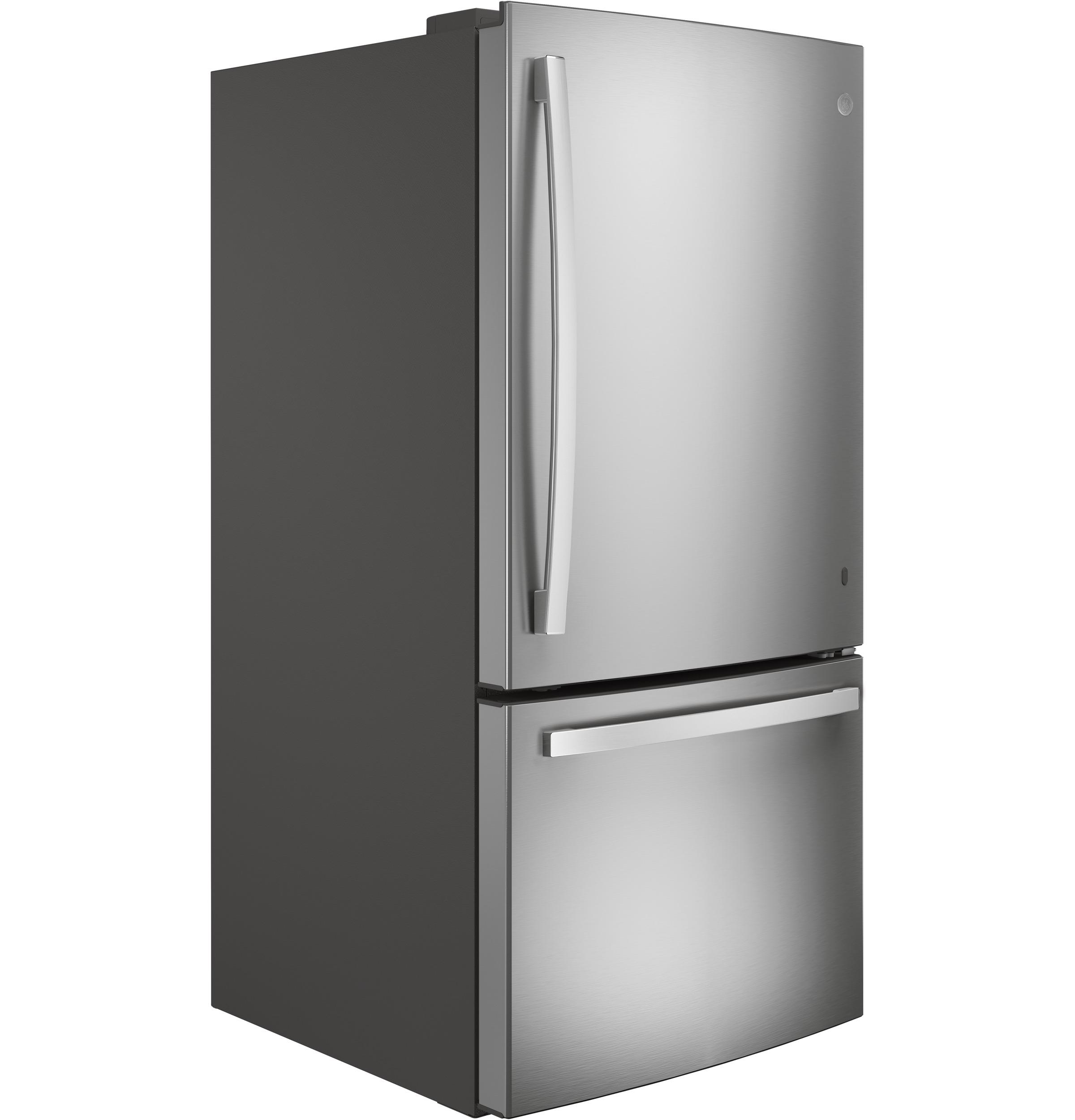 GENERAL ELECTRIC Bottom-freezer Refrigerator GDE25EYKFS | ABC Warehouse