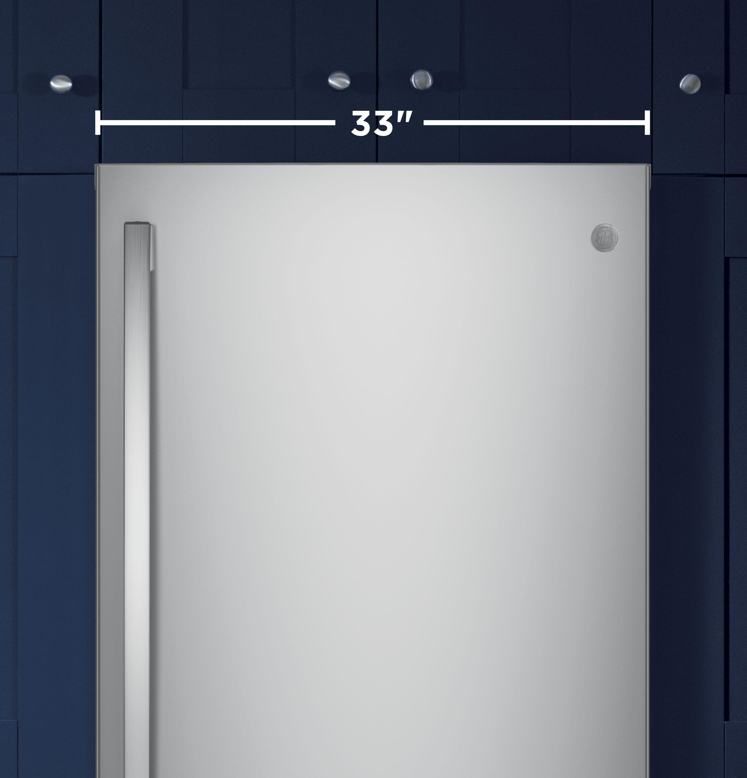 GENERAL ELECTRIC Bottom-freezer Refrigerator GDE25EYKFS | ABC Warehouse