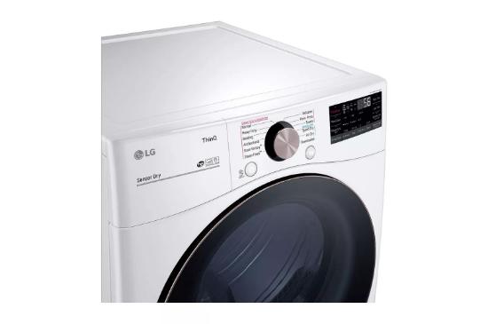 LG Front Load Electric Dryer with 7.4 cu ft capacity DLEX4000W