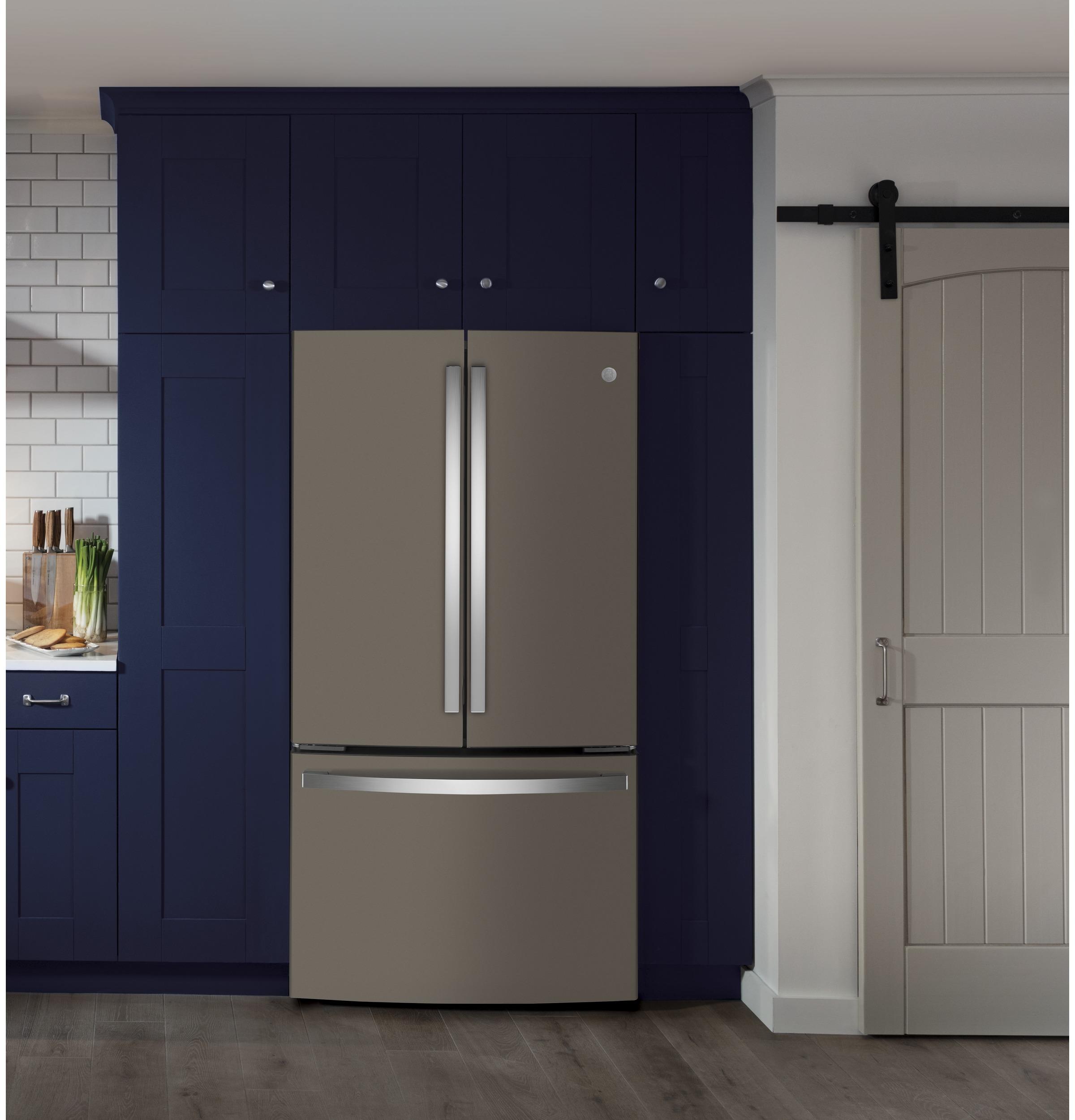GENERAL ELECTRIC Counter Depth Refrigerator with Bottom mount freezer ...