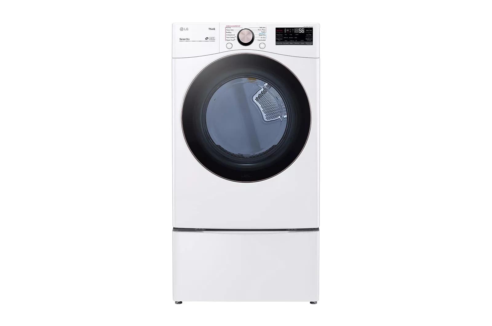 LG Front Load Electric Dryer with 7.4 cu ft capacity DLEX4000W | ABC ...