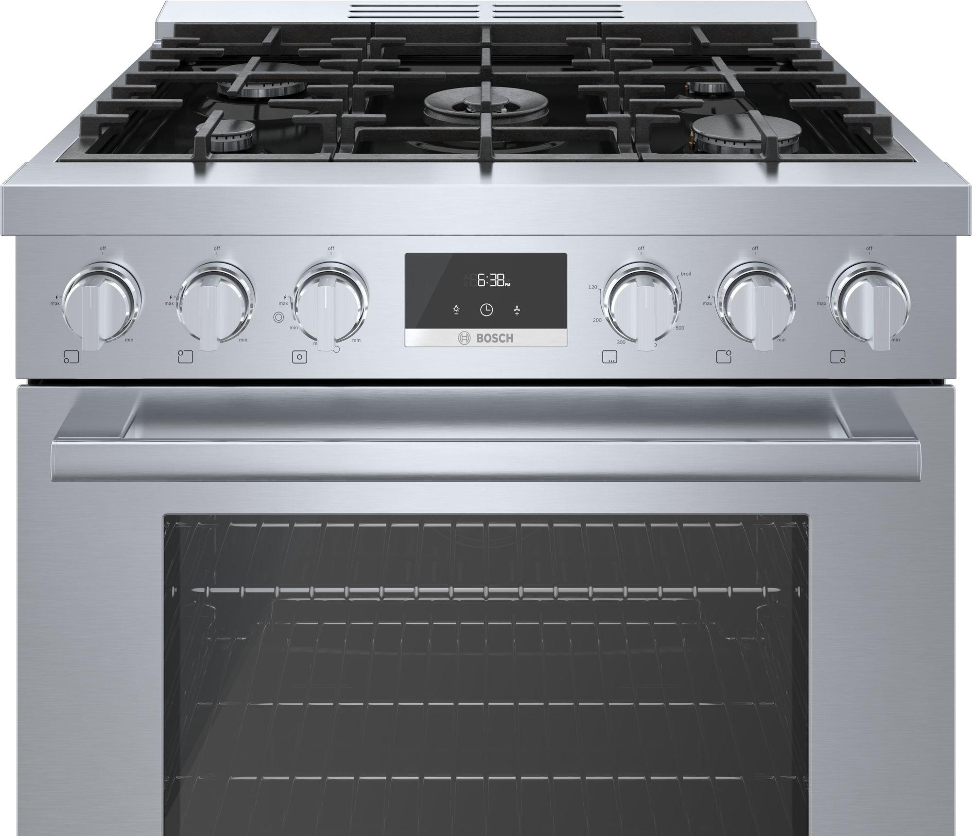 BOSCH 30" PRO Dual Fuel Range HDS8055U | ABC Warehouse