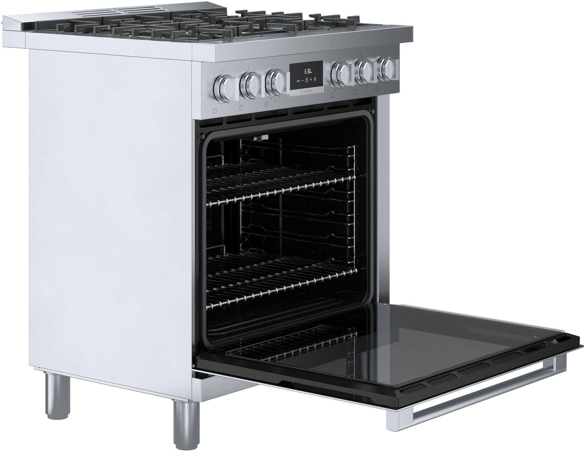 BOSCH 30" PRO Dual Fuel Range HDS8055U | ABC Warehouse