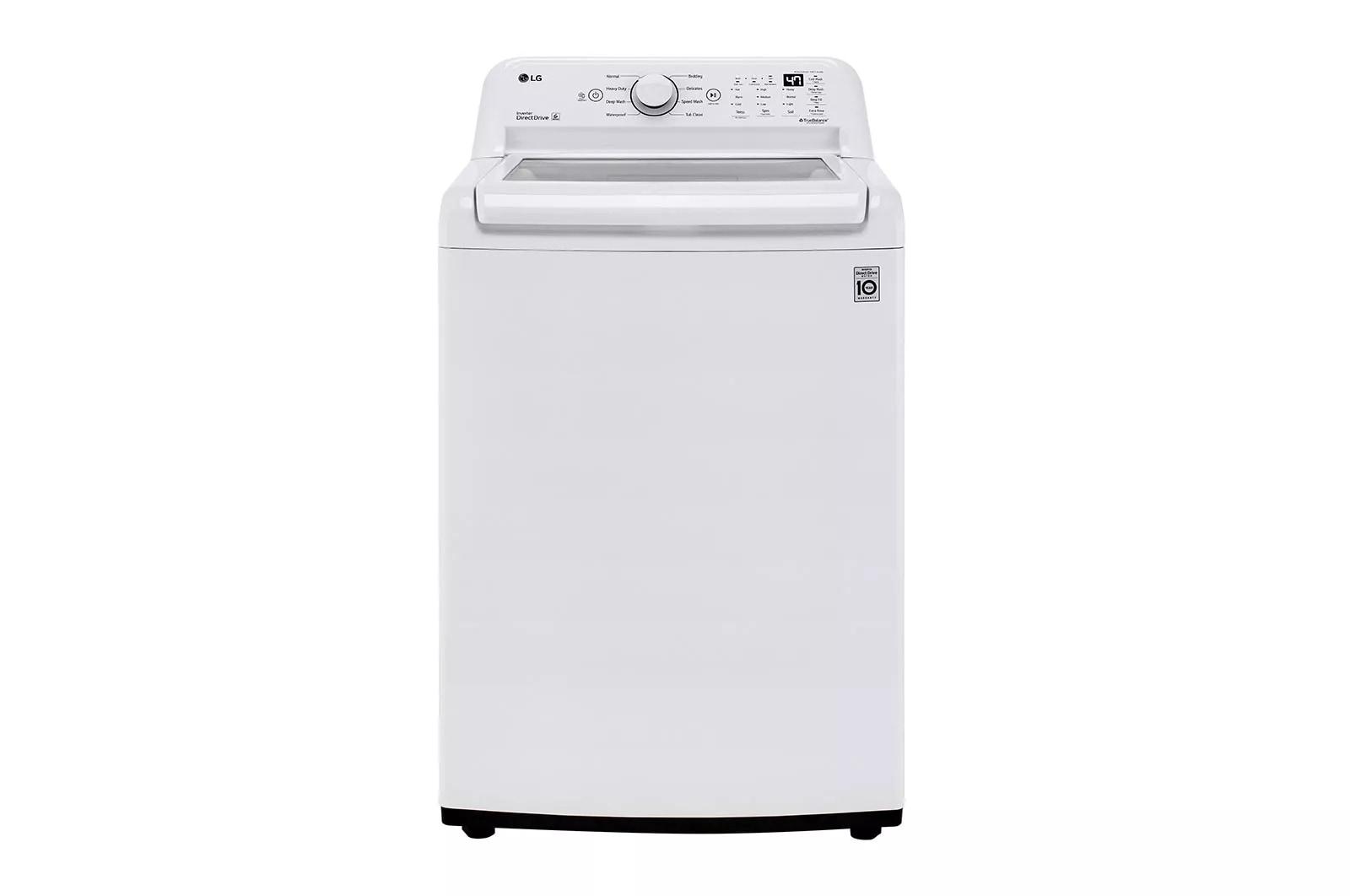 LG High Efficiency Washer with 4 way agitator WT7005CW | ABC Warehouse