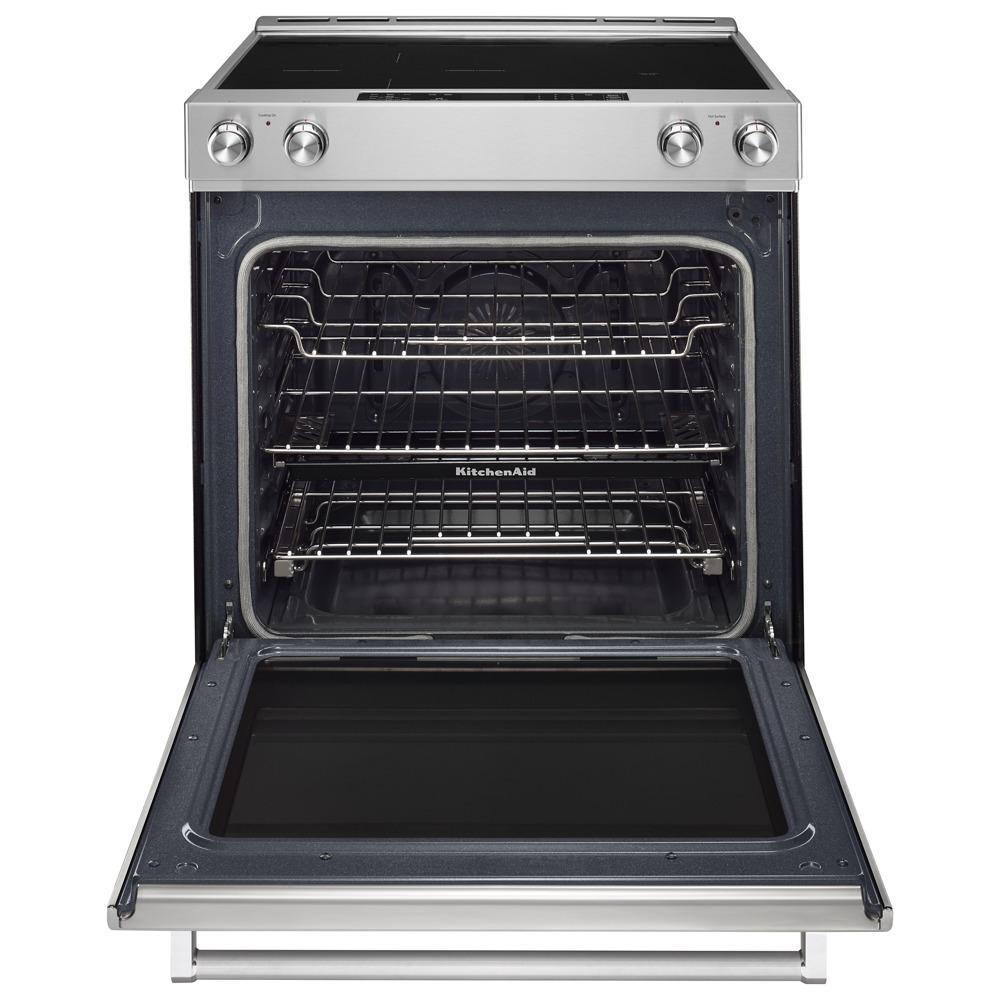 KITCHENAID 30" Electric Slide-in Range with Baking drawer KSEB900ESS ...
