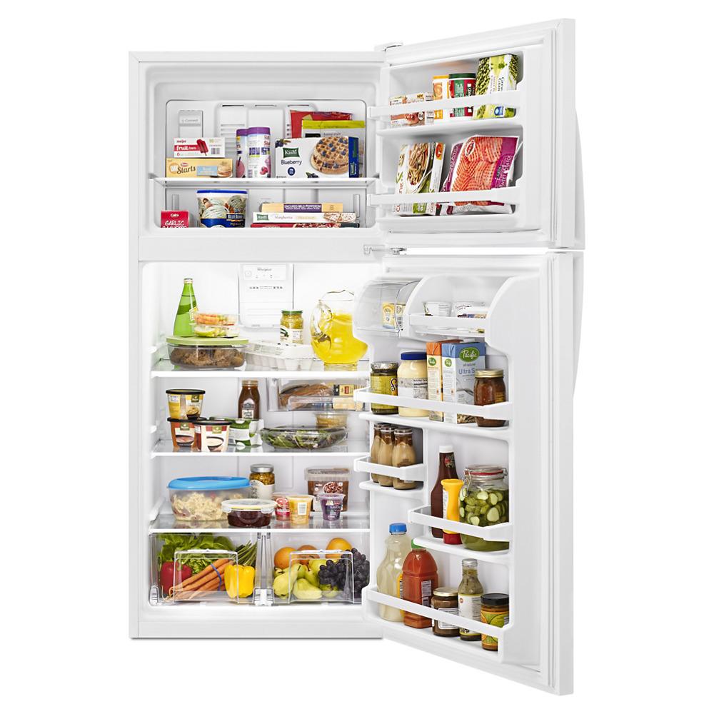 WHIRLPOOL Top Freezer Refrigerator WRT148FZDW | ABC Warehouse