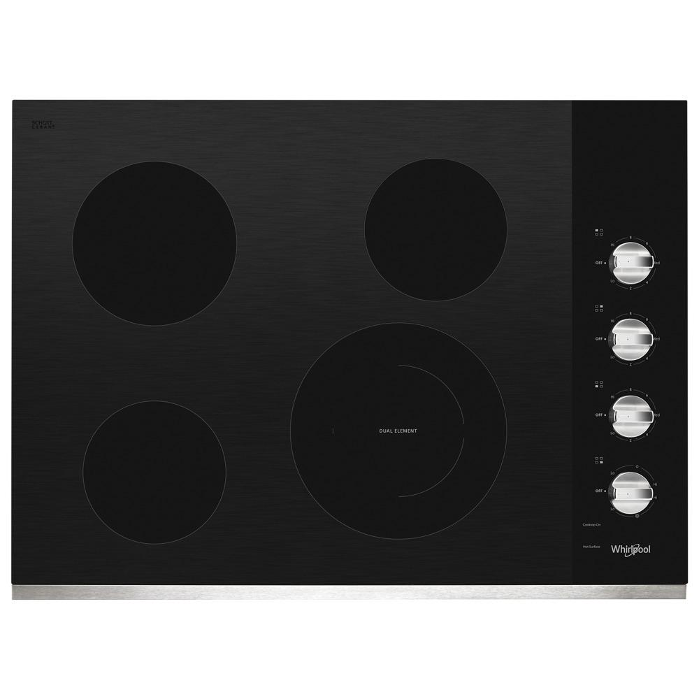 WHIRLPOOL 30" Electric Cooktop WCE55US0HS | ABC Warehouse