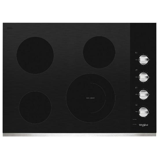 WHIRLPOOL 30" Electric Cooktop WCE55US0HS | ABC Warehouse