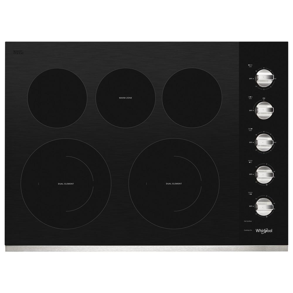WHIRLPOOL 30" Electric Cooktop WCE77US0HS | ABC Warehouse
