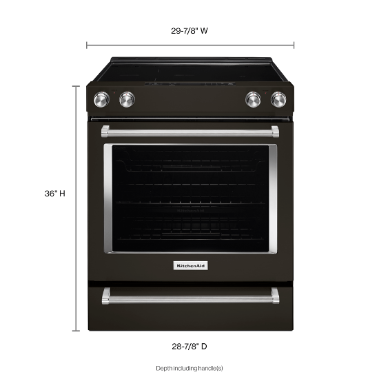 KITCHENAID Slide-in Range KSEG700EBS | ABC Warehouse