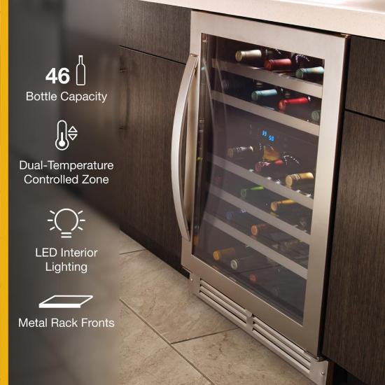 WHIRLPOOL Under Counter Wine Storage WUW55X24HS | ABC Wareho