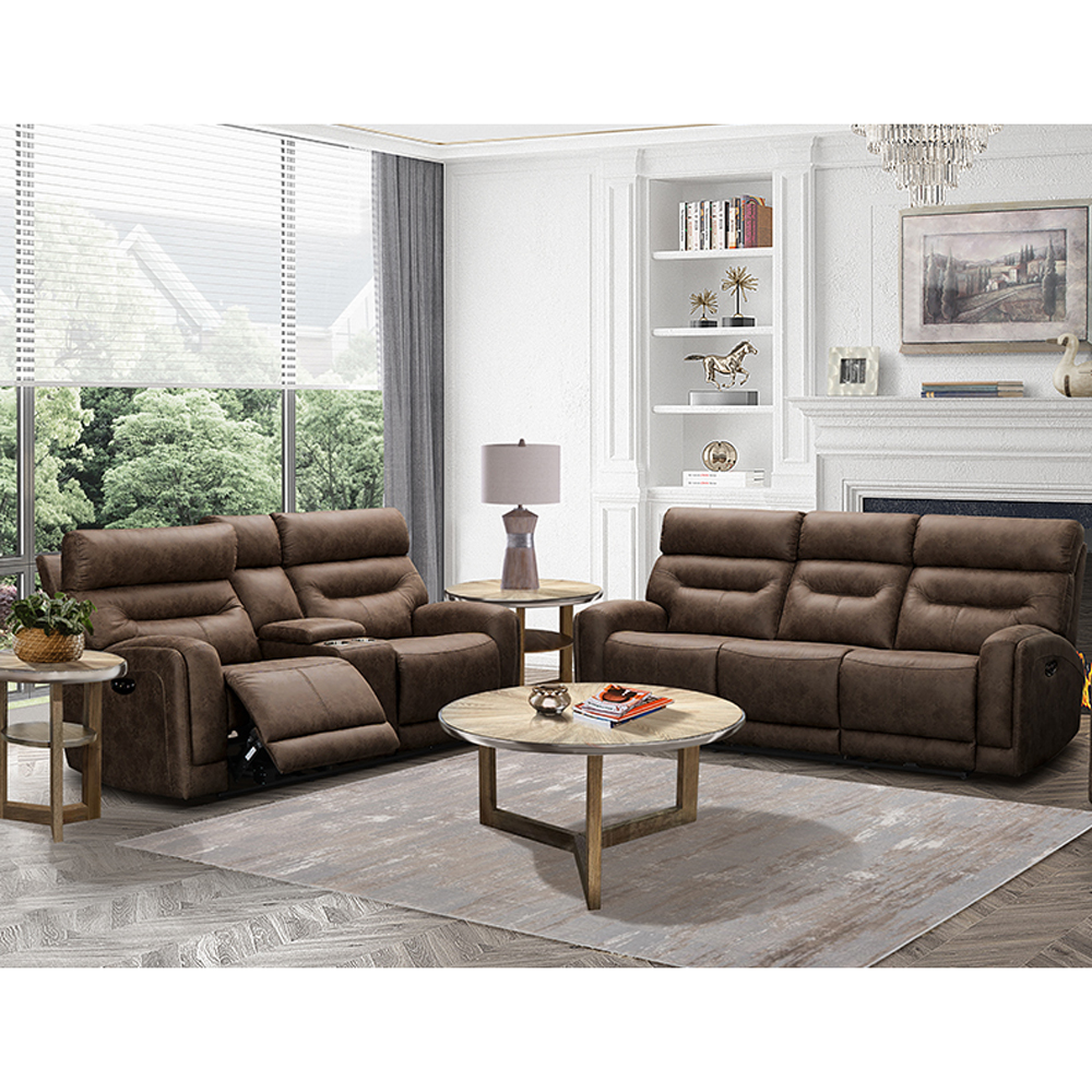 VOGUE HOME FURNISHINGS Neena 6-piece Furniture Package with Badlands ...