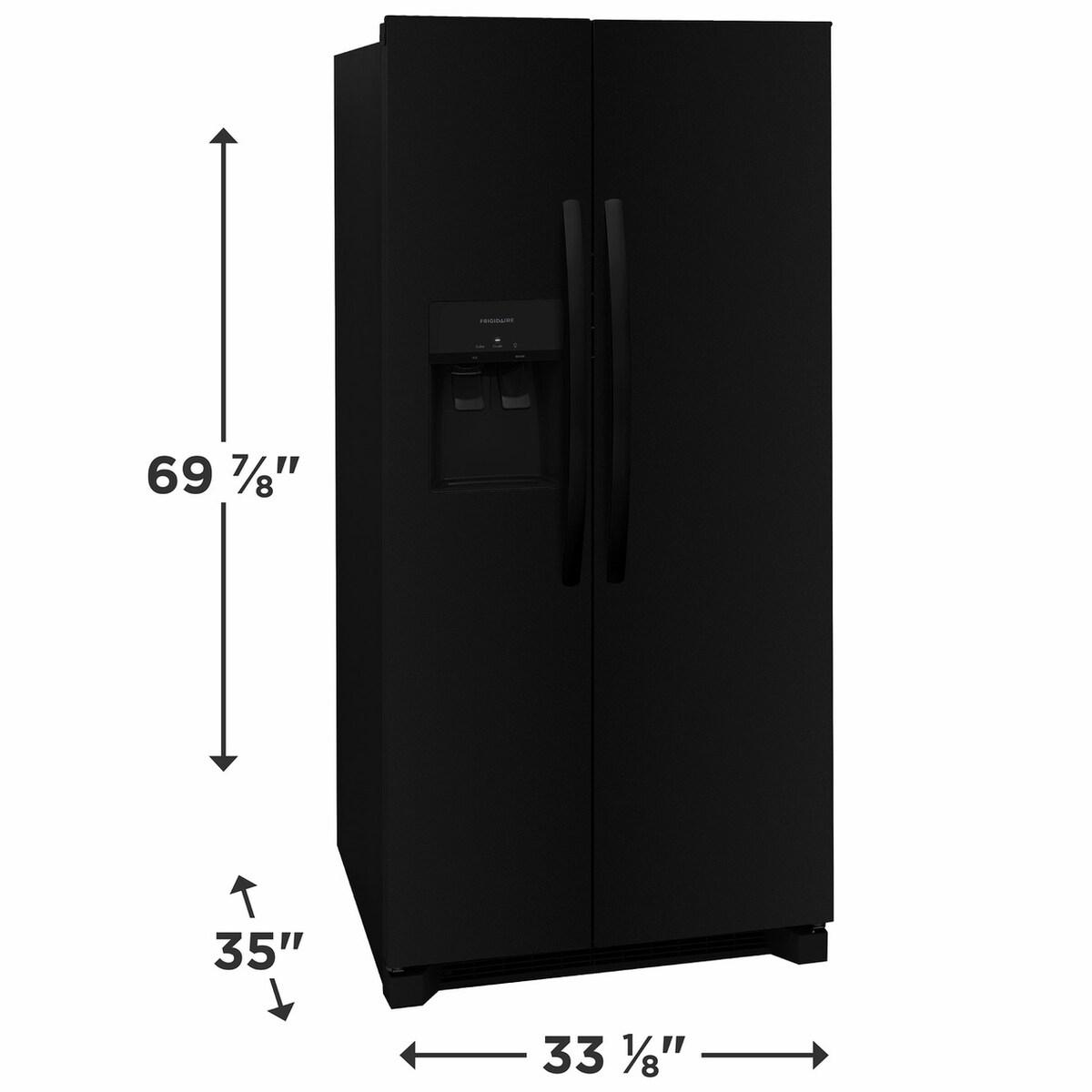 FRIGIDAIRE Side By Side Refrigerator with LED lighting FRSS2323AB | ABC ...