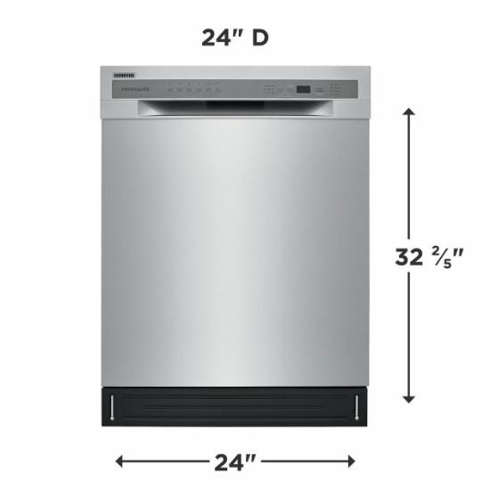 FRIGIDAIRE 24" Built-In Dishwasher with Ada compliance