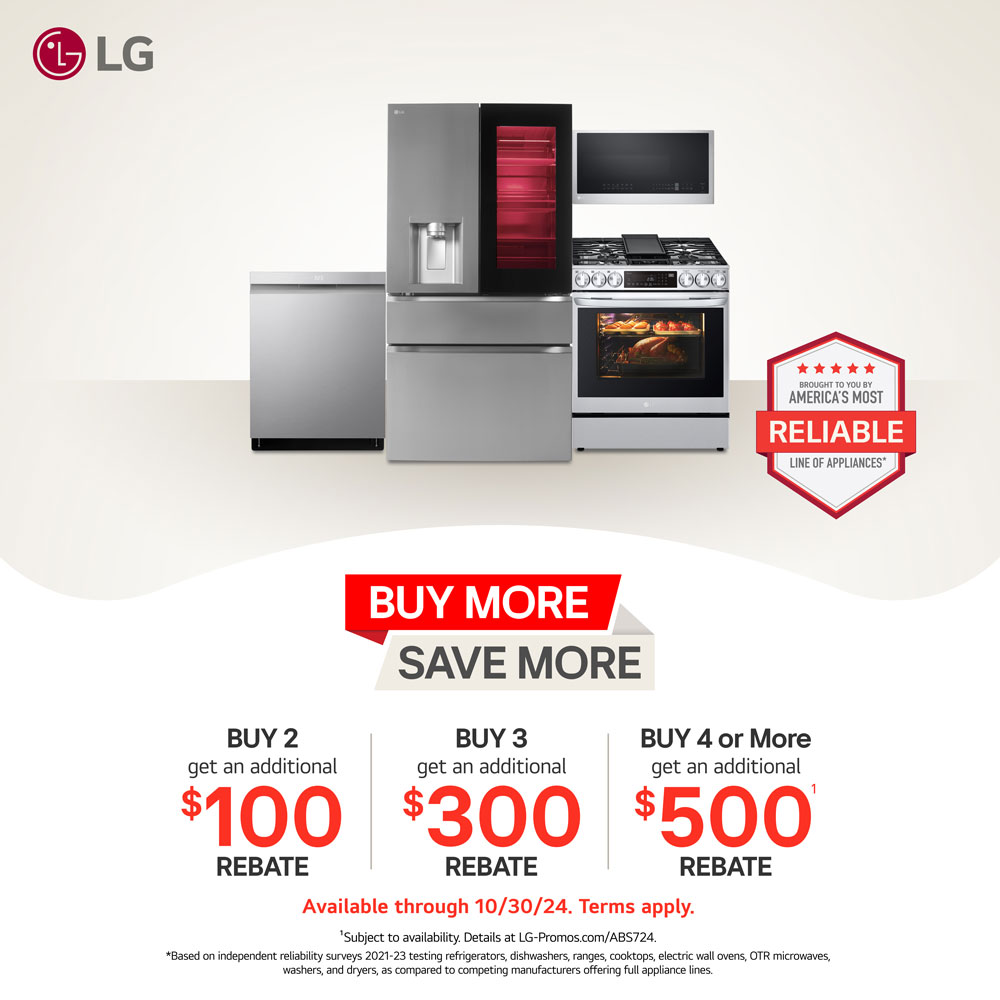 LG 4 DR French Door Refrigerator LRMVS3006S | ABC Warehouse