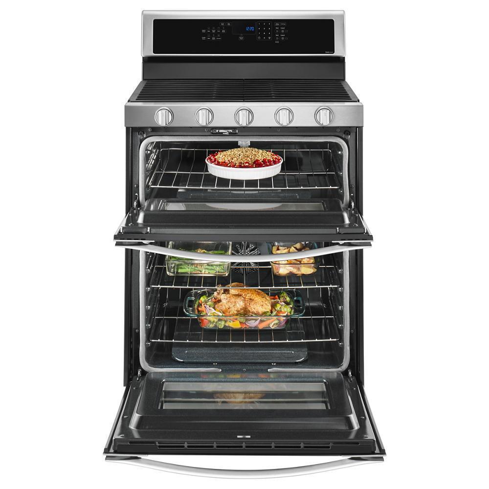 WHIRLPOOL Gas Double Oven Range with Frozen bake technology