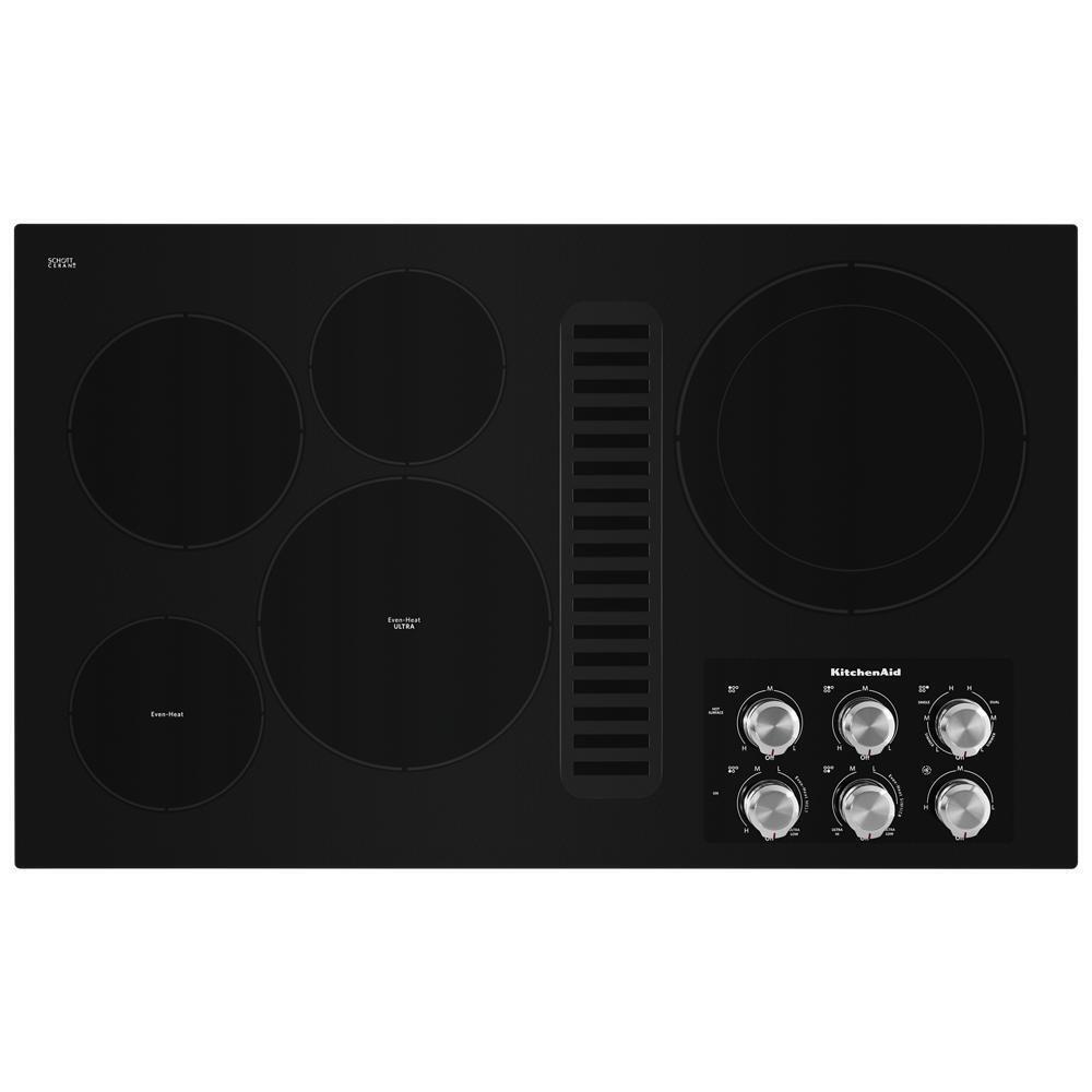 KITCHENAID 36" Electric Downdraft Cooktop KCED606GBL