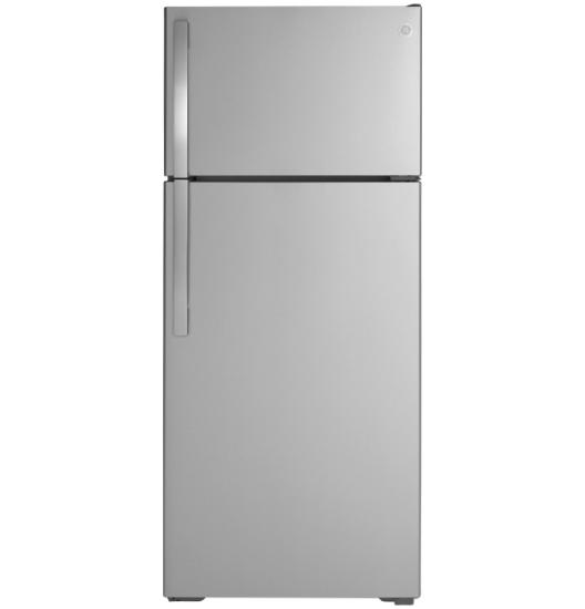GENERAL ELECTRIC 18 Cu Ft Refrigerator with LED lighting GTS