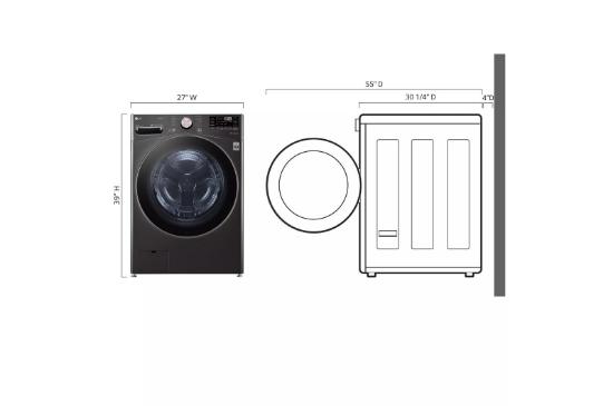 LG Front Load Washer WM4000HBA | ABC Warehouse