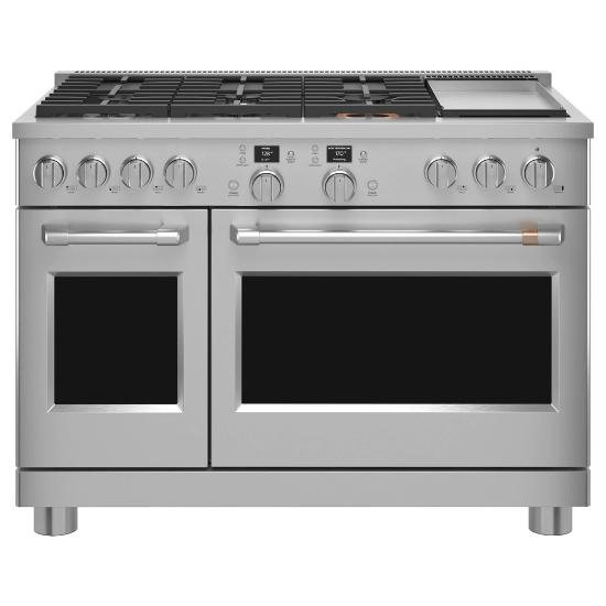 GE CAFE 48" Smart Dual-fuel PRO Range C2Y486P2TS1 | ABC