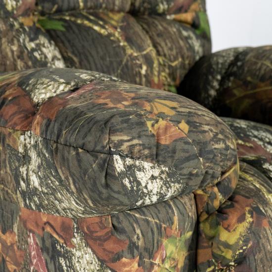 CATNAPPER Magnum Rocker Recliner with Mossy oak fabric cover