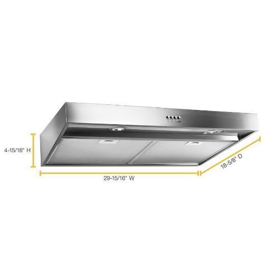 WHIRLPOOL Wall Hood WVU37UC0FS | ABC Warehouse
