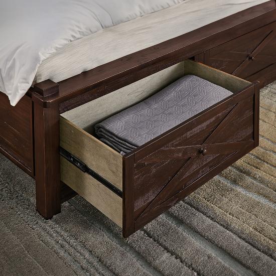 A AMERICA SUN-VALLEY-QUEEN-STORAGE-BED